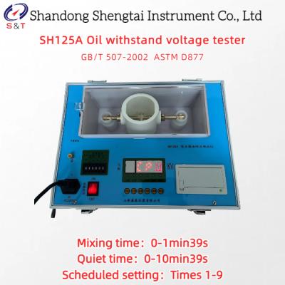China Single Cup Insulating Oil Withstand Voltage Tester Test 0 - 80KV Error ± 5% GB/T 507 for sale