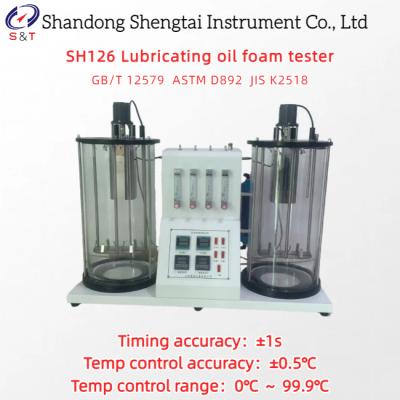 China Closed Gear Oil Foam Tester 0℃ ～ 99.9℃ Flow 16 ～ 160ml/Min Timing ±1s ASTM D892 for sale