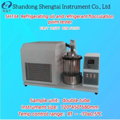 China Refrigerating Oil And Refrigerant Flocculation Point Tester RT ～ -70±0.5℃ GB/T 12577 for sale