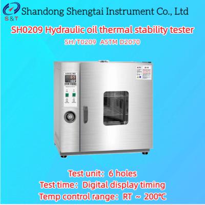 China 6 Holes Hydraulic Oil Thermal Stability Tester RT ～ 200℃ A1-3 Aluminum Ingot ASTM D2070 for sale