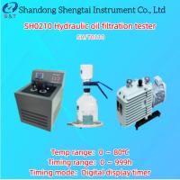 China Hydraulic Oil Filtration Tester 0 ～ 80℃ Timing 0 ～ 999h PT100 Sensor SH/T 0210 for sale