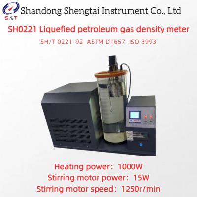 China Liquefied Petroleum Gas Density Meter Speed 1250r/Min Pressure Densimeter Method ASTM D1657 for sale