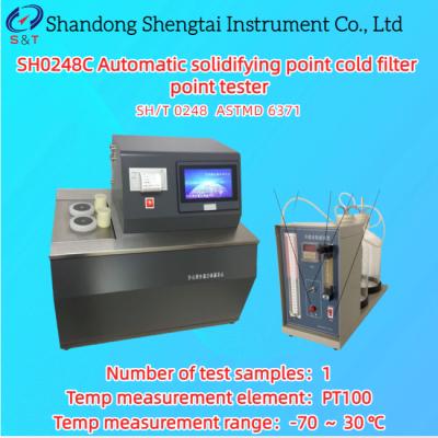 China Solidifying Point Cold Filter Point Tester -70 ～ 30 ℃ PT100 Sensor Single Hole ASTMD 6371 for sale
