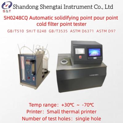 China Single Hole Solidifying Point Pour Point Cold Filter Point Tester 7-Inch LCD ASTM D97 for sale