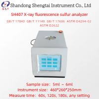 China X-Ray Fluorescence Sulfur Analyzer Test 10ppm ～ 5% Sample 5ml ～ 6ml ASTM D2622 for sale