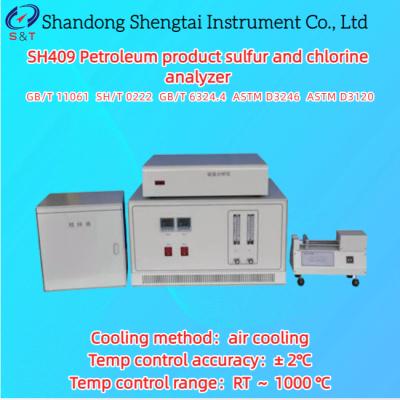 China Light Petroleum Sulfur And Chlorine Analyzer S 0.1 ～ 10000mg/L Coulombic Mode ASTM D3120 for sale