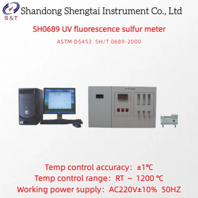 China UV Fluorescence Sulfur Meter RT ～ 1200 ℃ Measure 0.1 ～ 10000mg/L Ppm ASTM D5435 for sale