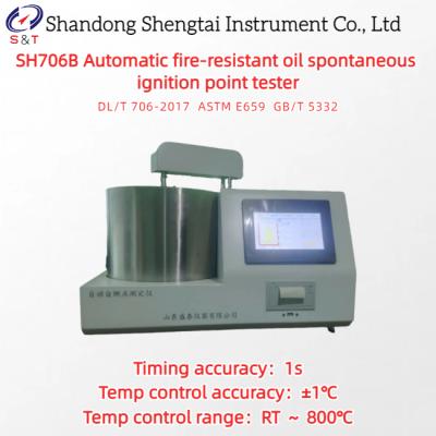 China Automatic Fire-Resistant Oil Spontaneous Ignition Point Tester RT ～ 800℃ ASTM E659 for sale