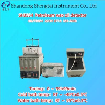 China Petroleum Wax Oil Detector Timing 0 - 99h59min Water Bath RT ～ 95℃±0.5℃ ASTM D712 for sale