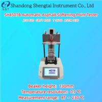 China 2 Holes Automatic Asphalt Softening Point Tester RT ～ 230 ℃ Global Method ASTM D36 for sale