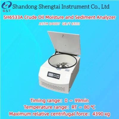 China Crude Oil Moisture And Sediment Analyzer RT ～ 80 ℃ Centrifugal Method ASTM D4007 for sale