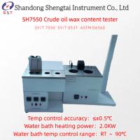 China 4 Holes Crude Oil Wax Content Tester Water Bath RT ～ 90℃ LED Digital Display ASTM D6560 for sale