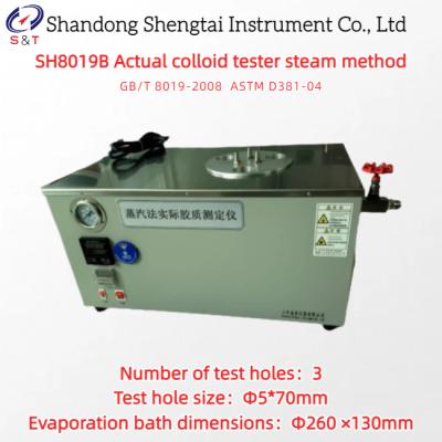 China 3 Holes Actual Colloid Tester Test Hole Φ5*70mm Steam Method Digital Display ASTM D381-04 for sale