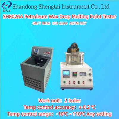 China 2 Holes Stone Oil Petroleum Wax Drop Melting Point Tester -10℃～110℃ ASTM D87 for sale