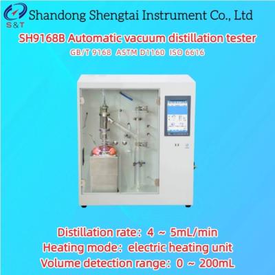 China PT100 Sensor Automatic Vacuum Distillation Tester -40℃ ～ RT Or RT ～ 500°C ASTM D1160 for sale