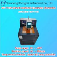 China Brinell Rotational Viscometer RT ～ -40℃ Viscosity Range 1-6 Million Mpa.S ASTM D2983 for sale