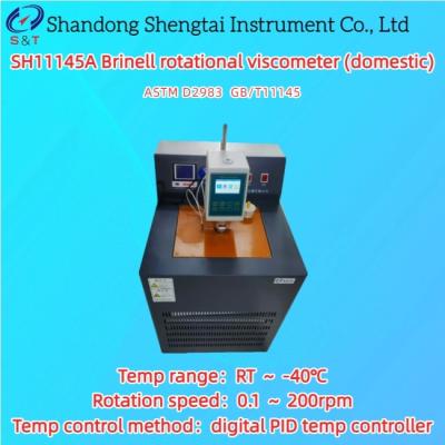 China Brinell Rotational Viscometer RT ～ -40℃ Viscosity Range 1-6 Million Mpa.S ASTM D2983 for sale