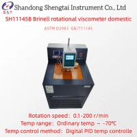 China Brinell Rotational Viscometer Ordinary Temp ～ -70℃ Rotation Speed 0.1-200 R/Min ASTM D2983 for sale