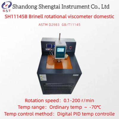 China Brinell Rotational Viscometer Ordinary Temp ～ -70℃ Rotation Speed 0.1-200 R/Min ASTM D2983 for sale