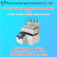 China Biodiesel Automatic Oxidation Stability Tester RT ～ 220℃ Air Flow 1 ～ 30L/H SH/T 0825 for sale