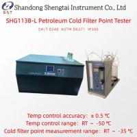 China Gual Holes Diesel Oil Lubricating Oil Cold Filter Point Tester RT ～ -50℃ Metal Bath ASTM D6371 for sale