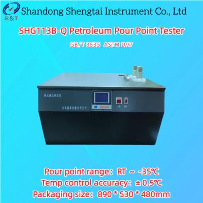 China 2 Holes Petroleum Pour Point Tester RT ～ -50℃ Pour Point RT ～ -35℃ Metal Bath ASTM D97 for sale
