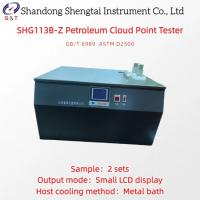 China Dual Goles Diesel Lubricating Oil Cloud Point Tester RT ～ 50℃ Metal Bath ASTM D2500 for sale