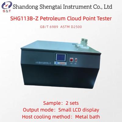 China Dual Goles Diesel Lubricating Oil Cloud Point Tester RT ～ 50℃ Metal Bath ASTM D2500 for sale