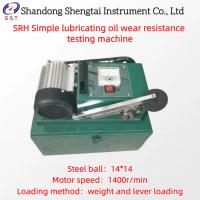 China Simple Lubricating Oil Wear Resistance Testing Machine speed 1400r/min SRH for sale