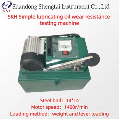 China Simple Lubricating Oil Wear Resistance Testing Machine speed 1400r/min SRH for sale