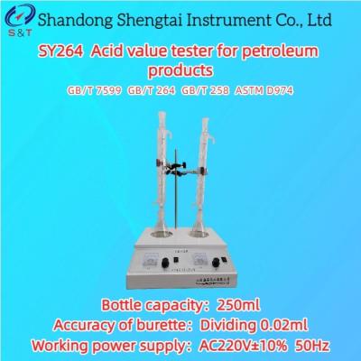 China Acid Value Tester For Petroleum Products Bottle 250ml Dividing 0.02ml GB/T 264 for sale