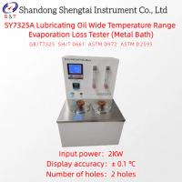 China Lubricating Oil Wide Temp Range Evaporation Loss Tester 2 Holes Metal Bath RT ～ 350℃ ASTM D972 for sale
