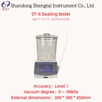 China Sealing Tester Level 1 No External Gas Source Required Vacuum 0～-90kPa ASTM D3078 for sale