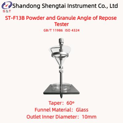 China Powder And Granule Angle Of Repose Tester Antibiotic Raw Materials Taper 60º ISO 4324 for sale