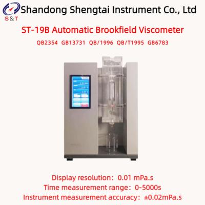 China RT - 70℃ Automatic Brookfield Viscometer 0 - 99.99 MPa·S Medicinal Gelatin GB13731 for sale