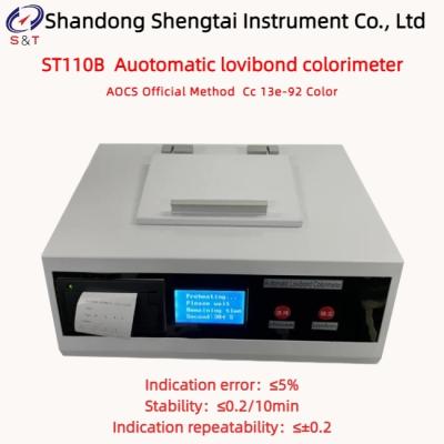 China Rapeseed Oil Auotomatic Lovibond Colorimeter Stability ≤0.2/10min Cc 13e-92 Color for sale