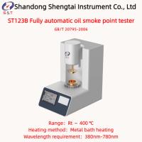 China Rt ～ 400 ℃ Fully Automatic Oil Smoking Point Tester Accuracy 0.5% GB/T 20795 for sale