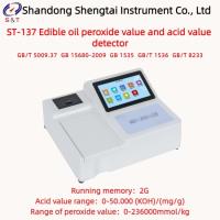 China Edible Oil Peroxide Value And Acid Value Detector Acid 0-50.000 (KOH)/(Mg/G) GB/T5009.37 for sale