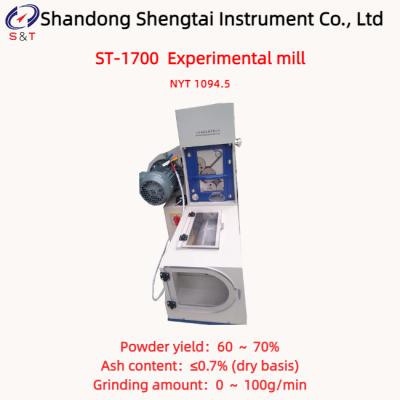 China Wheat Experimental Mill Grinding Amount 0 ～ 100g/Min Fast Roll 1200r/Min NY/T 1094.5 for sale