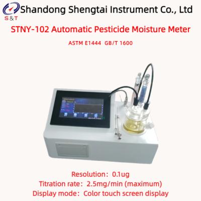 China Automatic Pesticide Moisture Meter Titration 2.5mg/Min Fischer Method ASTM E1444 for sale