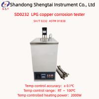 China 2 Holes LPG Copper Corrosion Tester RT ～ 100℃ PT100 Sensor Digital Display ASTM D1838 for sale