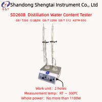 China Grease Distillation Water Content Tester Dual Work Units RT ～ 300℃ ASTM D95 for sale