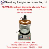 China 4 Holes Petroleum Kinematic Viscosity Tester Speed 1200rpm Heating 1800W ASTM D445 for sale