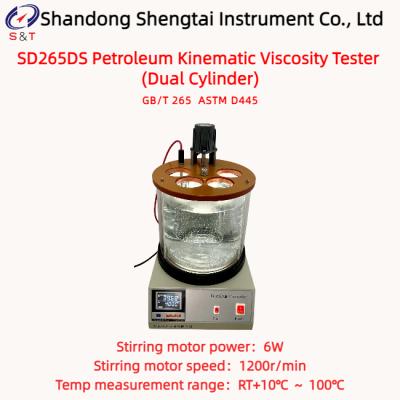 China 4 Holes Petroleum Kinematic Viscosity Tester Speed 1200rpm Heating 1800W ASTM D445 for sale