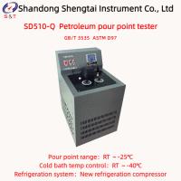 China Diesel Fuel Pour Point Tester Cold Bath Temp RT ～-40℃ Single Slot 2 Holes ASTM D97 for sale