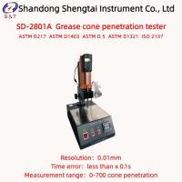 China Lab Lubricating Grease Cone Penetration Tester 0-700 Cone Penetration  ASTM D217 for sale