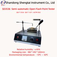 China Diesel Fuel Semi-Automatic Open Flash Point Tester Cleveland Open Cup ASTM D92 for sale