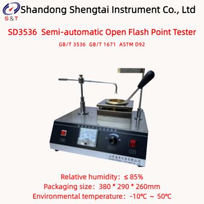 China Diesel Fuel Semi-Automatic Open Flash Point Tester Cleveland Open Cup ASTM D92 for sale