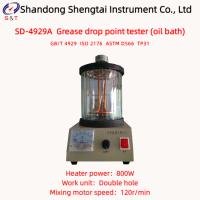 China 2 Holes Grease Drop Point Tester Heating 800W Oil Bath Speed 120r/Min ASTM D566 for sale