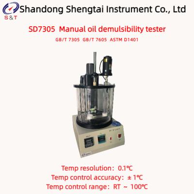China Portable Laboratory Oil Water Demulsibility Analysis RT ～ 100℃ ASTM D1401 for sale